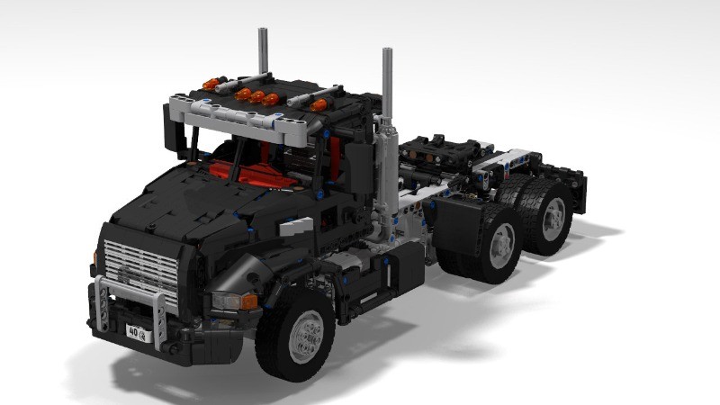 LEGO MOC Mack Granite GU813 by Adam_Brick | Rebrickable - Build with LEGO