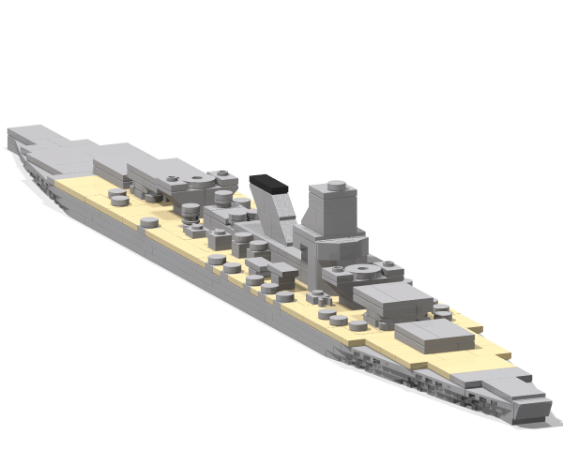 LEGO MOC 1:560 scale Satsuma class battleship(WOWS) by yamato534 ...