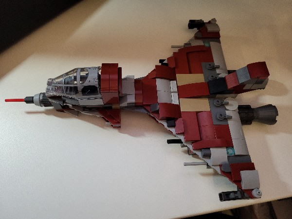 LEGO MOC Ahsoka (75362) to fighter jet by casecar | Rebrickable - Build ...