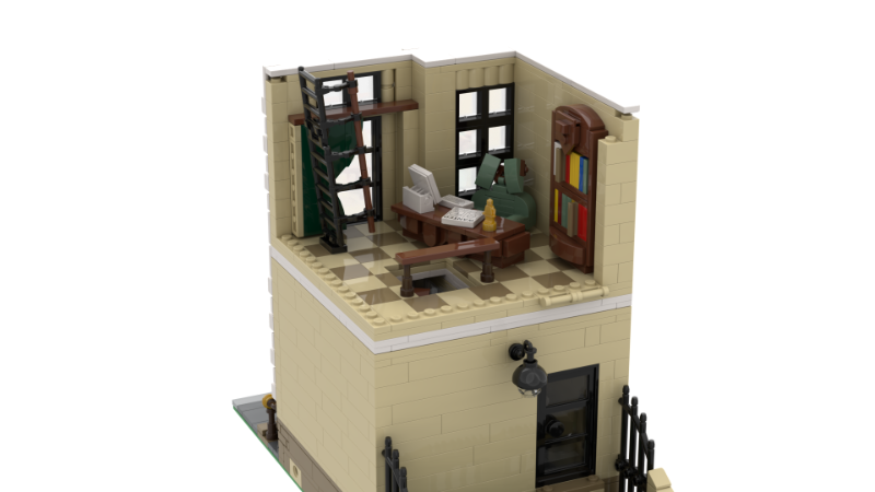 LEGO MOC-170049 Modular Building with interior by felix.rebricks ...