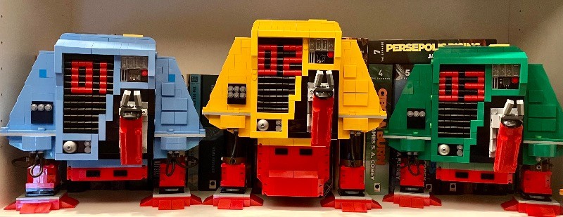 LEGO MOC Silent Running Robot Drones Dewey, Huey, and Louie by enfurnoh ...