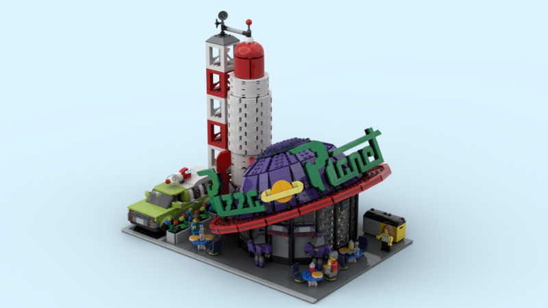 LEGO MOC Pizza Planet Modular Building by lego_modular_building ...