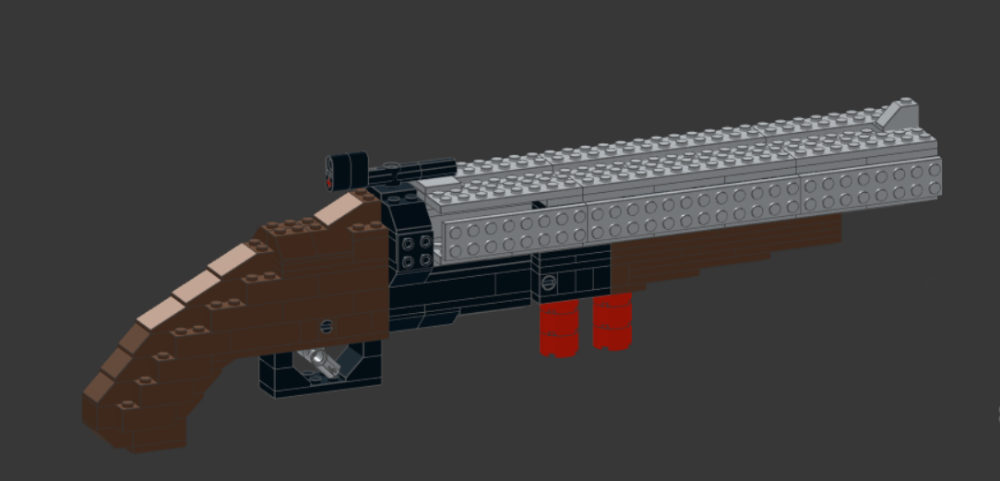 LEGO MOC Shorty Double Barrel by BarracudaBrick | Rebrickable - Build ...