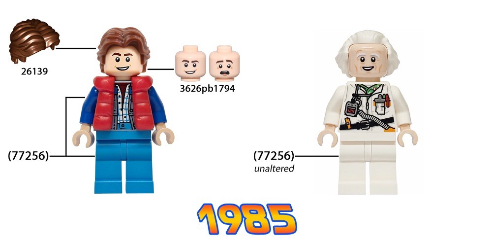 LEGO MOC-250098 77256 Time Machine Display Stands by Pfundjj ...