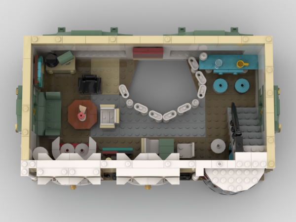 LEGO MOC Book shop and El Cubo Fine Art Cafe, Alternate build of Lego ...