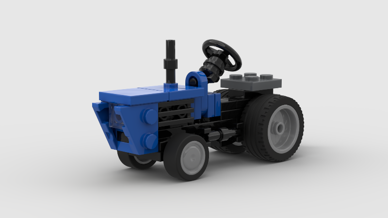 LEGO MOC Small Tractor [ FREE ] by BT_studios | Rebrickable - Build ...