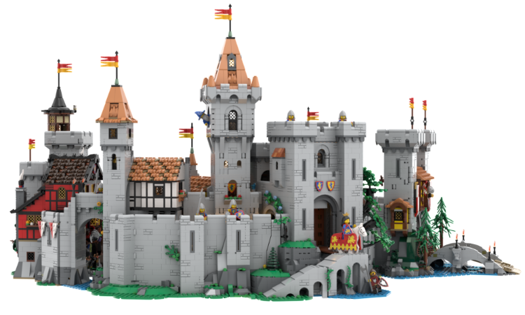 LEGO MOC Lion Knight's Tower - 10305 Castle Expansion by Dream Build ...