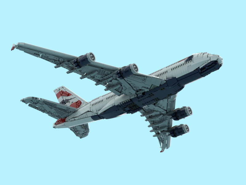 LEGO MOC-231606 British Airways Airbus A380 by ryangc_productions ...