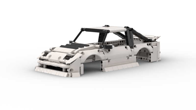 LEGO MOC-201329 nissan s13 240sx white by lego_xtremcar | Rebrickable ...