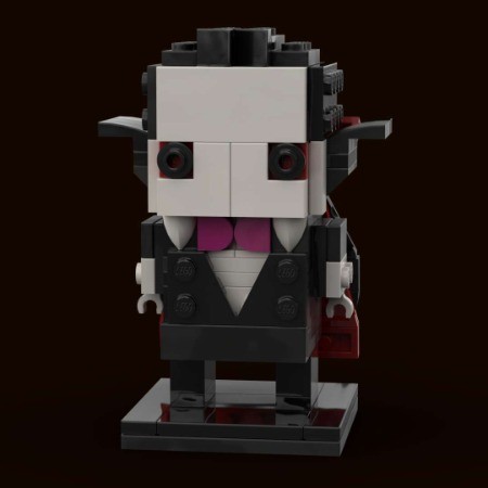 LEGO MOC BrickheadZ Dracula by skmoc | Rebrickable - Build with LEGO