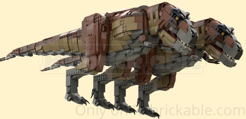 LEGO MOC Real T. rex (75936 Tyrannosaurus modification) by Ambrosino ...