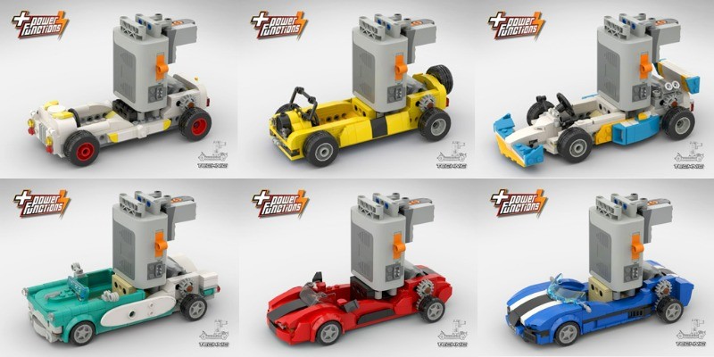 LEGO MOC-215887 Simple RC Vehicle Chassis – Reinforced V1.1 (10-Gear ...