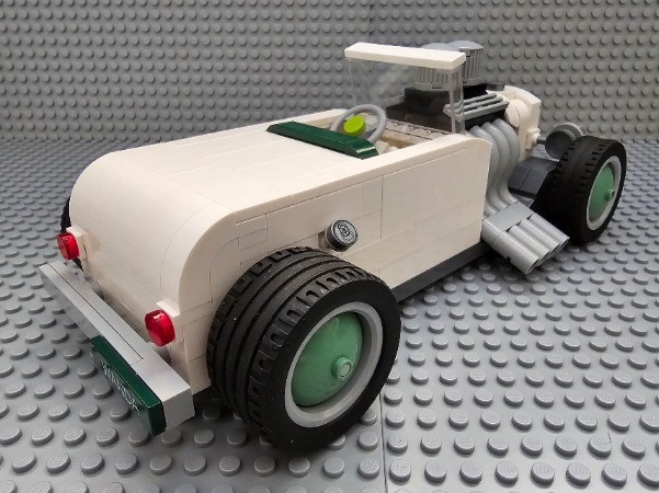 LEGO MOC Vintage Roadster by Damo_Fett | Rebrickable - Build with LEGO