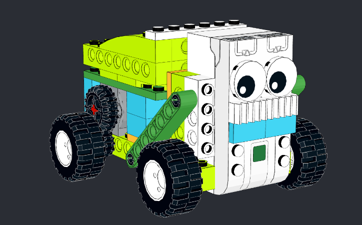 LEGO MOC-216318 delivery robot by lazzariya | Rebrickable - Build with LEGO