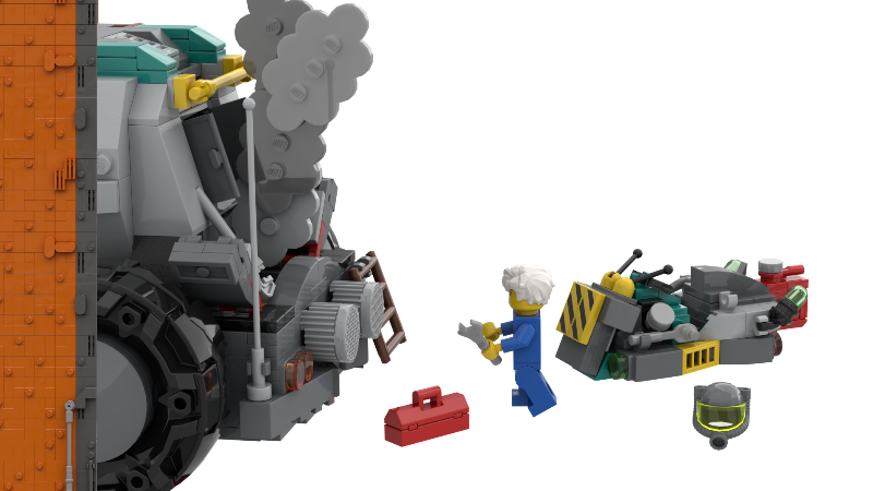 LEGO MOC Lego Rock Raiders Hover Support Vehicle by NightHawk11991 ...
