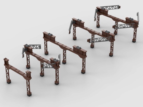 LEGO MOC Beam Piller series: A by EMRE_04 | Rebrickable - Build with LEGO