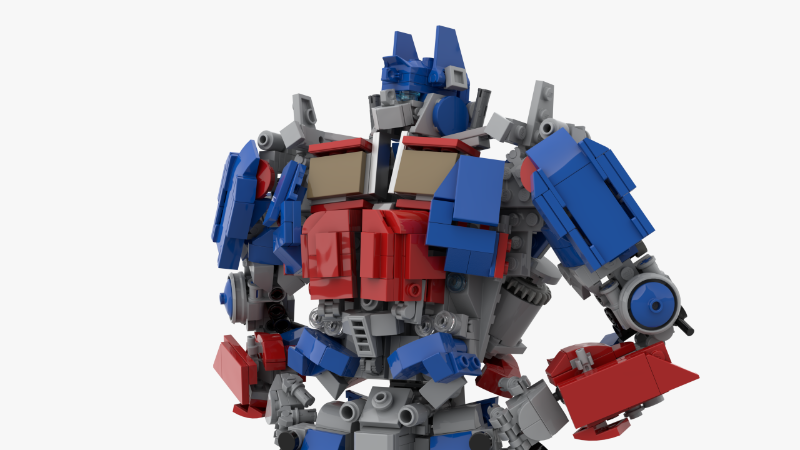 LEGO MOC Optimus Prime by IronBricks17 | Rebrickable - Build with LEGO