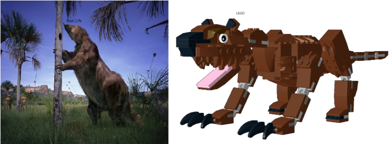 LEGO MOC Gentle Giant Ground Sloth by dannoble1592 | Rebrickable ...