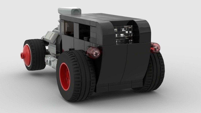 LEGO MOC 1932 Ford Model A Sedan Hot Rod / Rat Rod by Thefrankster ...