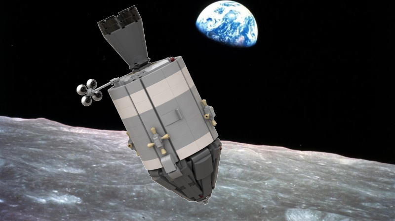 LEGO MOC v3.0 NASA Apollo Command Module MOC- Minifigure scale- Mod of ...