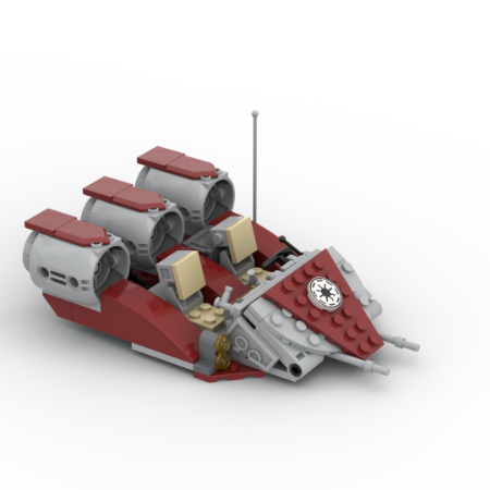 LEGO MOC Swamp Speeder by Mirage_ | Rebrickable - Build with LEGO