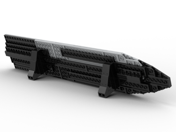 LEGO MOC Starship Prototype, But It's Flat (Flatship) by OrchardBuilds ...