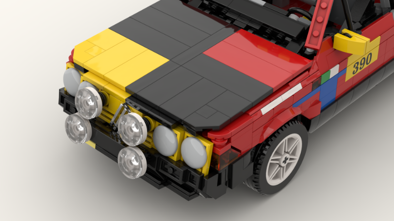 LEGO MOC Fiat Ritmo RALLY by Aquil8 | Rebrickable - Build with LEGO