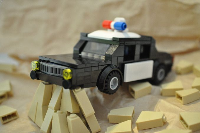LEGO MOC 70s Police Car by lego_lover31.07 | Rebrickable - Build with LEGO