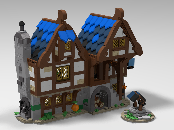 LEGO MOC-182551 Small scale model of Blacksmith (21325) by elvarim ...