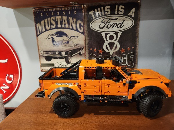 LEGO MOC 42126 Ford F-150 Raptor with Front Off-Road Lights and Bed Add ...