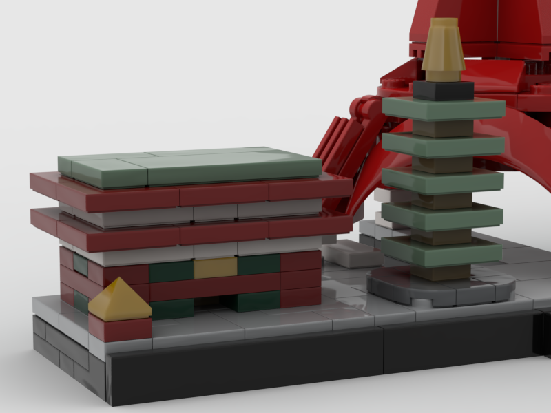 LEGO MOC-226188 Sensoji Temple - 21051 by vl4d_r | Rebrickable - Build ...