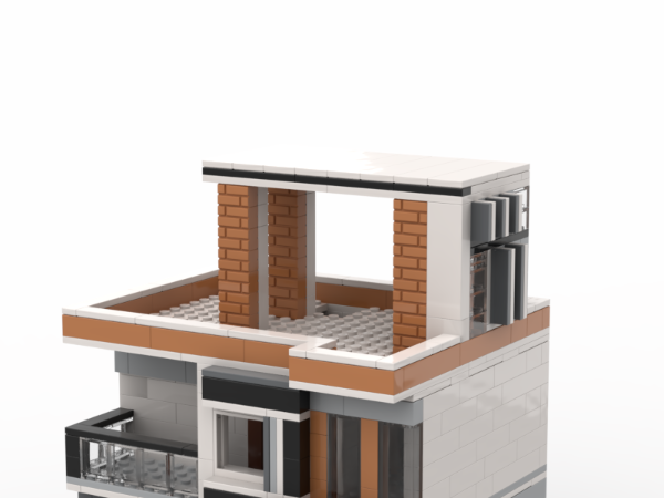 LEGO MOC modernist building no.1 by cassieLiu | Rebrickable - Build ...