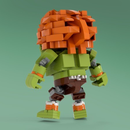 LEGO MOC SF2-BLANKA by choi_dambaek | Rebrickable - Build with LEGO