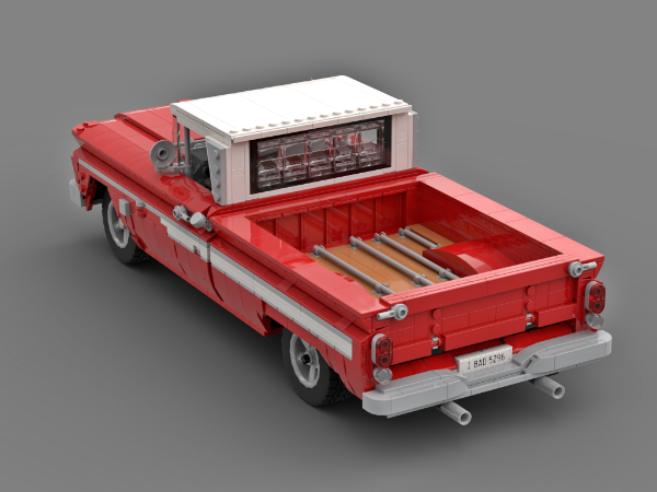 LEGO MOC Chevrolet C10 1966 (Red version) by syzygy87 | Rebrickable ...