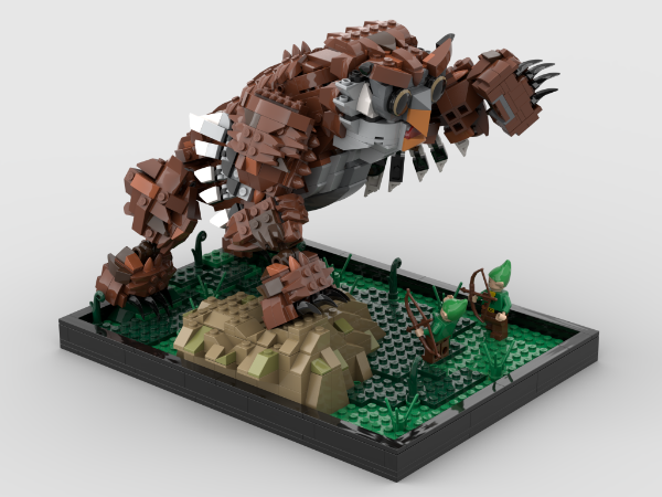 LEGO MOC Mighty & Mysterious Owl Bear by RichRob80 | Rebrickable ...