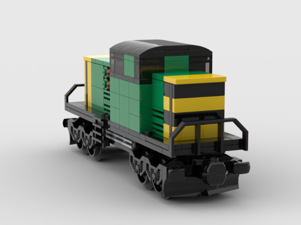LEGO MOC Diesel Shunter(green) by Aspirin_1 | Rebrickable - Build with LEGO