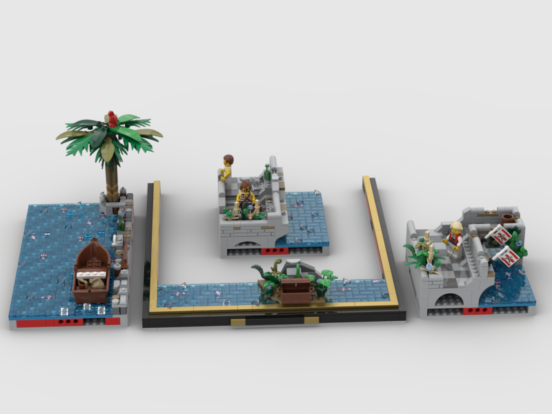LEGO MOC-234373 Marine Harbor Panorama Full Modul by HerzBrick ...