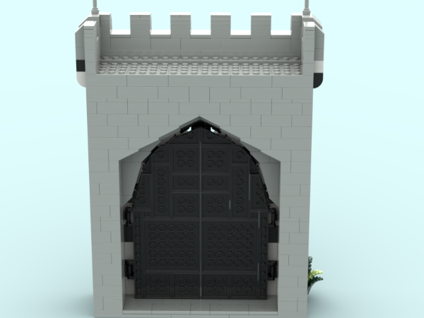 LEGO MOC Monumental Medieval Town Gate by Castle_Builder | Rebrickable ...