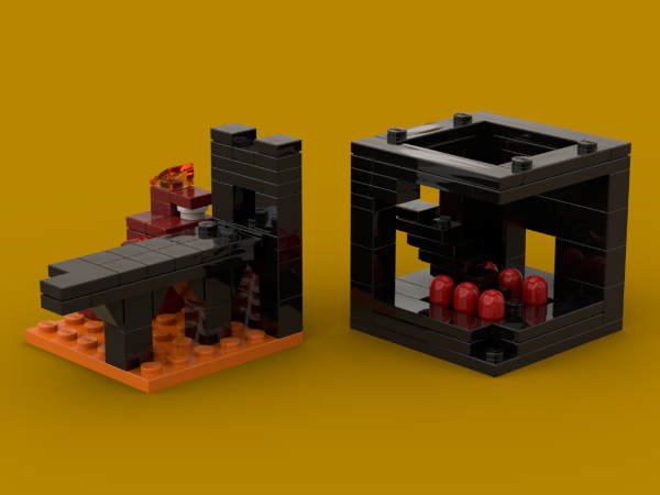 LEGO MOC Furnace Nether Microworld by Anfernyrocks | Rebrickable ...