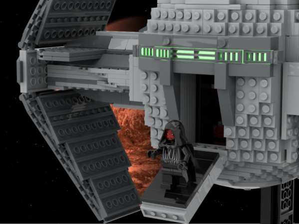 LEGO MOC UCS Sith Infiltrator by raguidel | Rebrickable - Build with LEGO