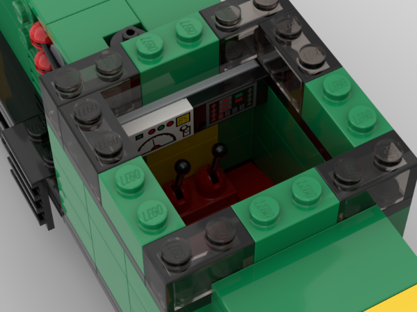 LEGO MOC Diesel Shunter(green) by Aspirin_1 | Rebrickable - Build with LEGO