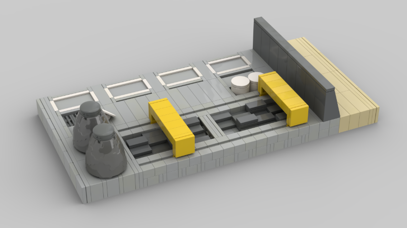 LEGO MOC Core Global Armaments Nano Scale Spaceport by Futurism_Lego ...