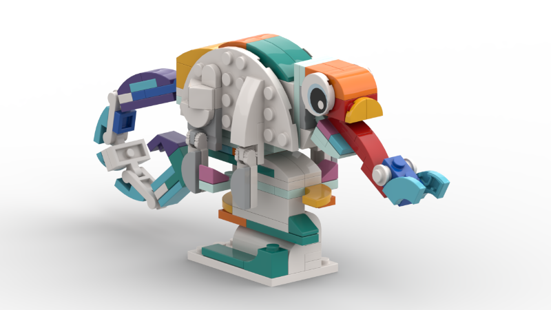 LEGO MOC 31140 Chameleon by Lenarex | Rebrickable - Build with LEGO