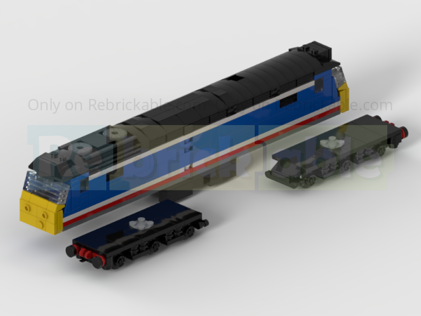 LEGO MOC-209145 4-Wide BR Class 47 Diesel Locomotive Train In Network ...