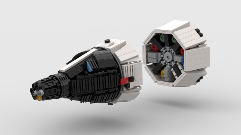 LEGO MOC-159262 NASA Gemini Minifigure-Scale MOC by DadBricks ...