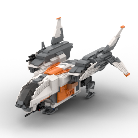 LEGO MOC Apex Legends Dropship by Indigocoder | Rebrickable - Build ...