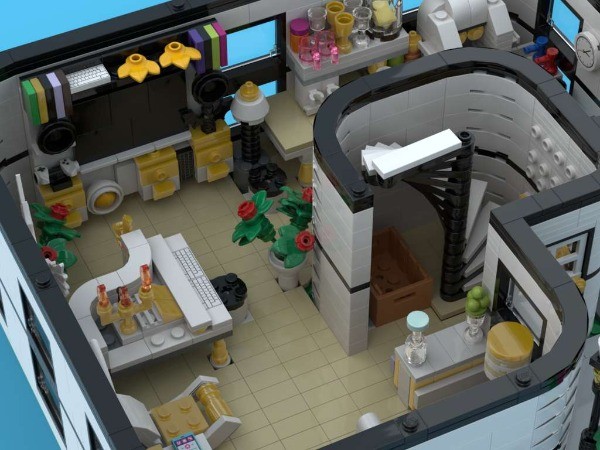 LEGO MOC Bauhaus modular building by cypek123 | Rebrickable - Build ...