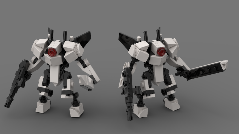 LEGO MOC Mini Mech MOC by Eazotop | Rebrickable - Build with LEGO