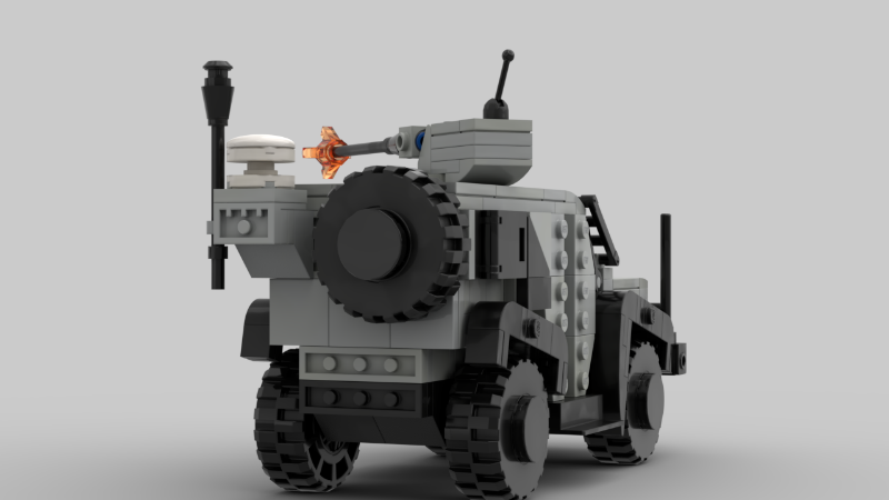LEGO MOC Futuristic Military JLTV by Futurism_Lego | Rebrickable ...