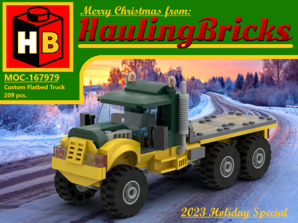 LEGO MOC Custom Flatbed Truck by HaulingBricks | Rebrickable - Build ...